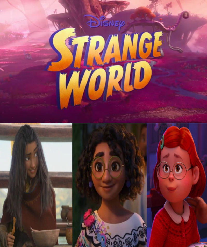 Raya, Mirabel, and Mei Lee Like Strange World by jacobstout on DeviantArt