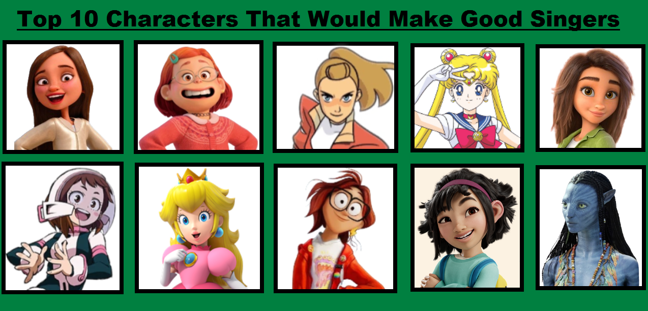 My Top 10 Characters That Would Make Good Singers by jacobstout on ... My Top 10 Characters That Would Make Good Singers by jacobstout on ...