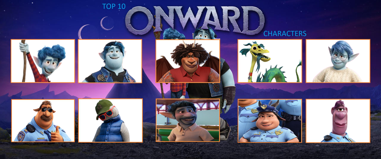 My Top 10 Onward Characters by jacobstout on DeviantArt