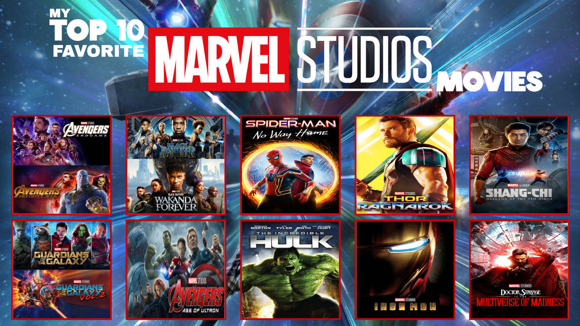 My Top 10 Favorite Marvel Studios Movies by jacobstout on DeviantArt