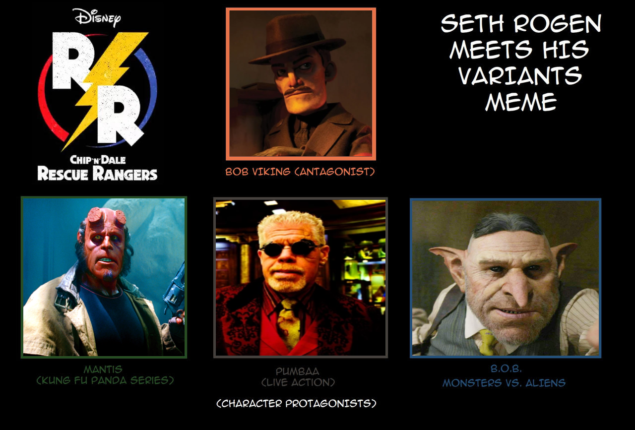 Ron Perlman Meets His Variants by jacobstout on DeviantArt