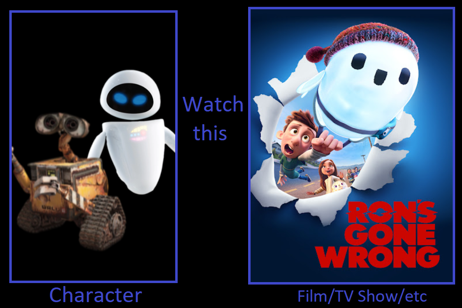 What if WALL-E and EVE Watch Ron's Gone Wrong? by jacobstout on DeviantArt