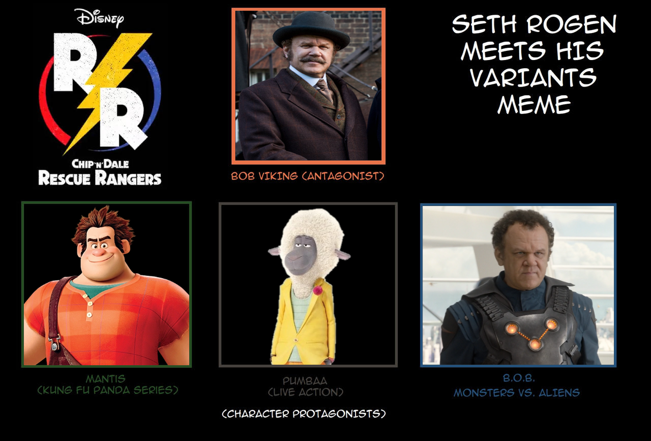 John C. Reilly Meets His Variants by jacobstout on DeviantArt