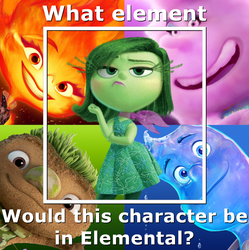 What Element Would Disgust be in Elemental? by jacobstout on DeviantArt