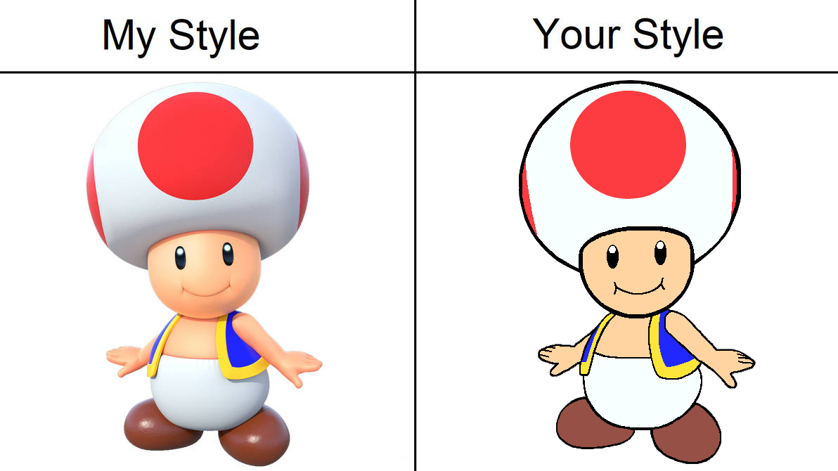 Toad in my style by jacobstout on DeviantArt