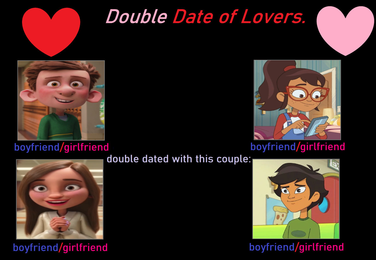 Barnvannah Double Date with Hailott/Scailey by jacobstout on DeviantArt