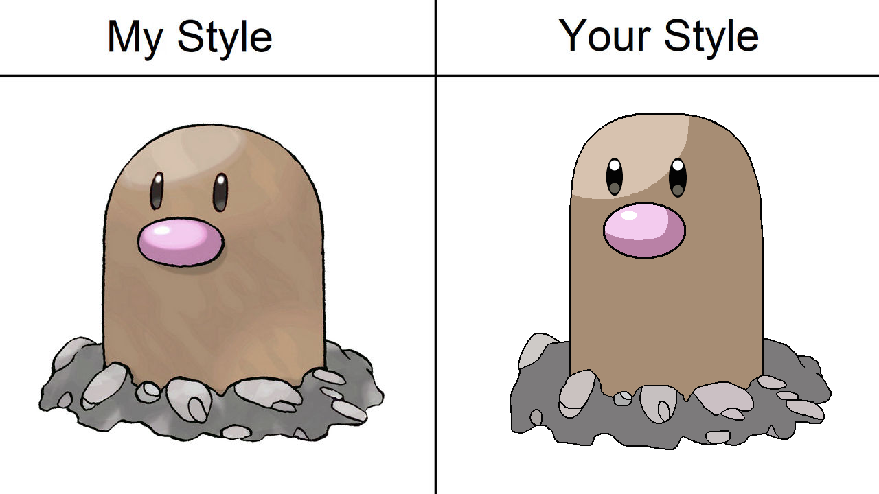 Diglett in my style by jacobstout on DeviantArt