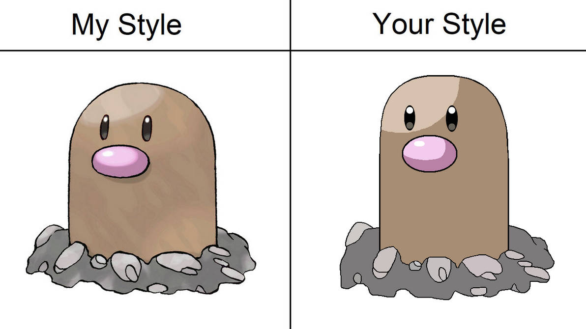 Diglett in my style by jacobstout on DeviantArt