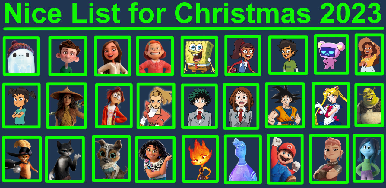 My Nice List For Christmas 2023 by jacobstout on DeviantArt