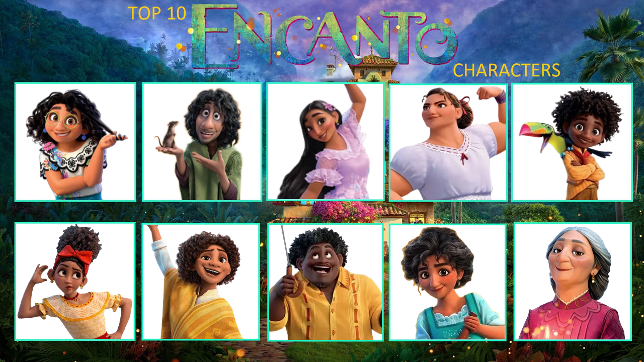 My Top 10 Encanto Characters by jacobstout on DeviantArt