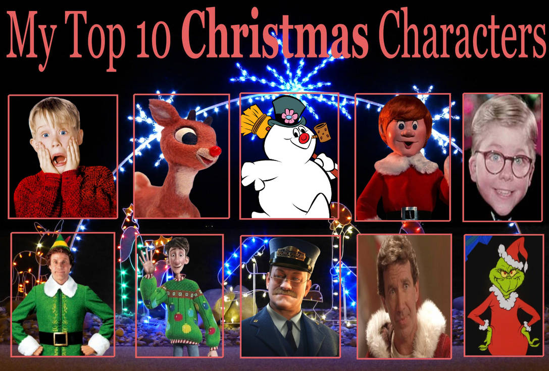 My Top 10 Christmas Characters by jacobstout on DeviantArt