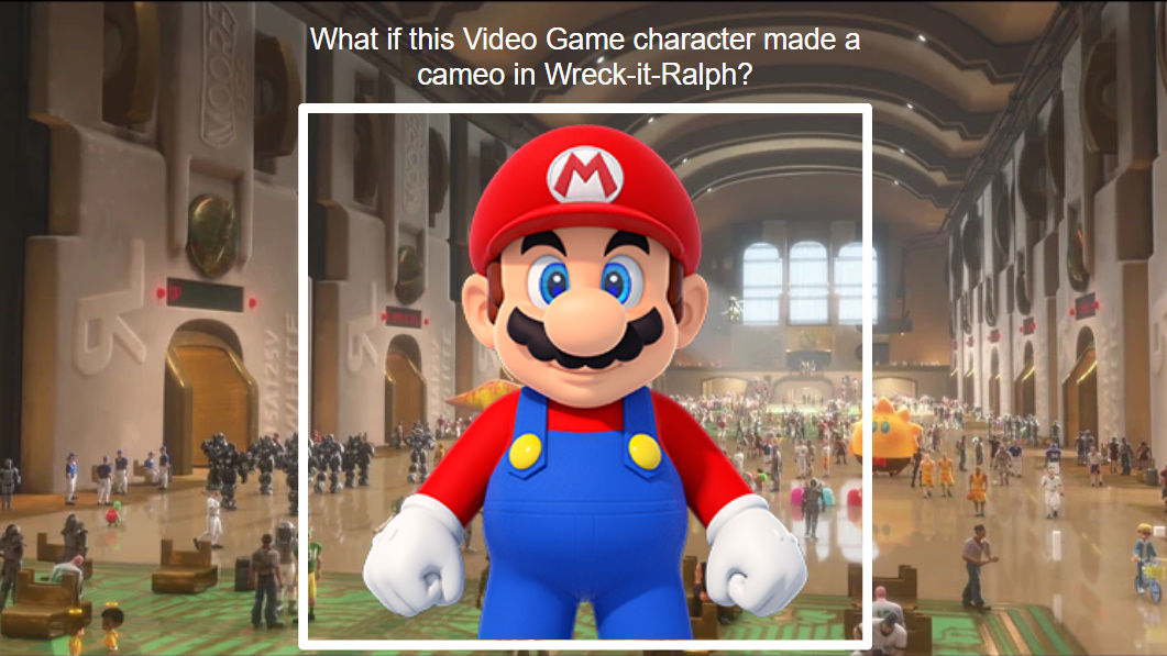 What if Mario Made a Cameo in Wreck-it Ralph? by jacobstout on DeviantArt