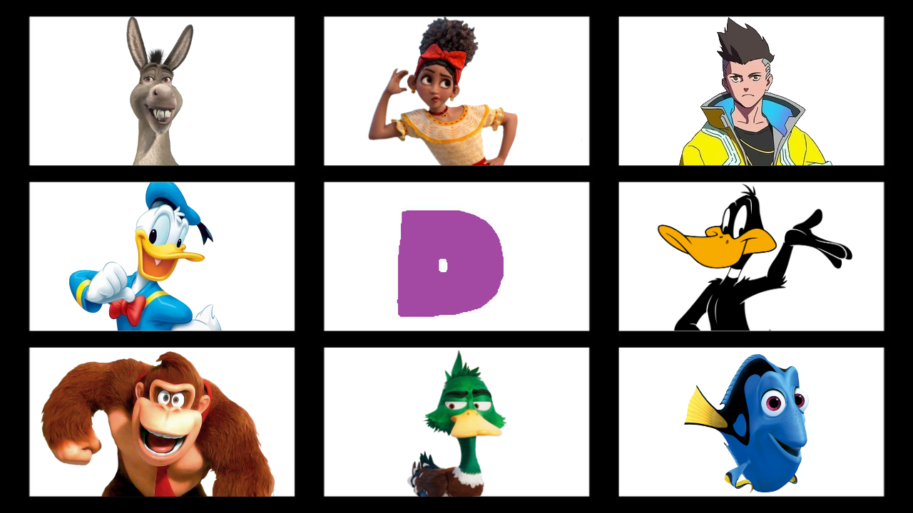 My Favorite Letter D Characters by jacobstout on DeviantArt