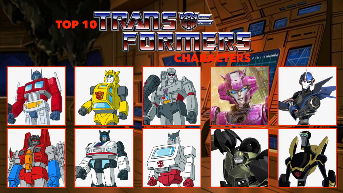 My Top 10 Transformers Characters by jacobstout on DeviantArt