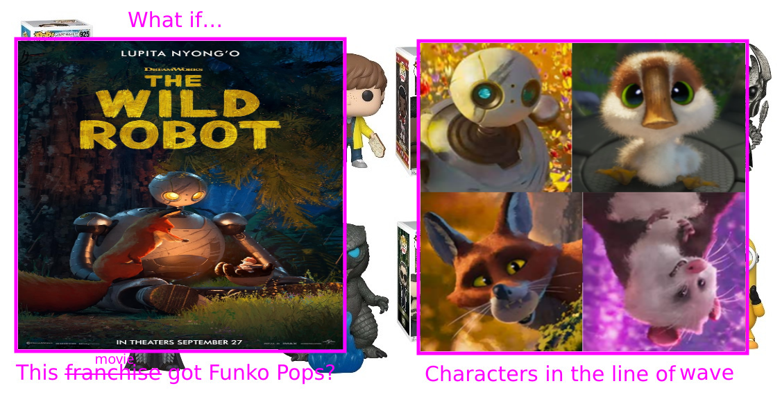 What if The Wild Robot Got Funko Pops? by jacobstout on DeviantArt