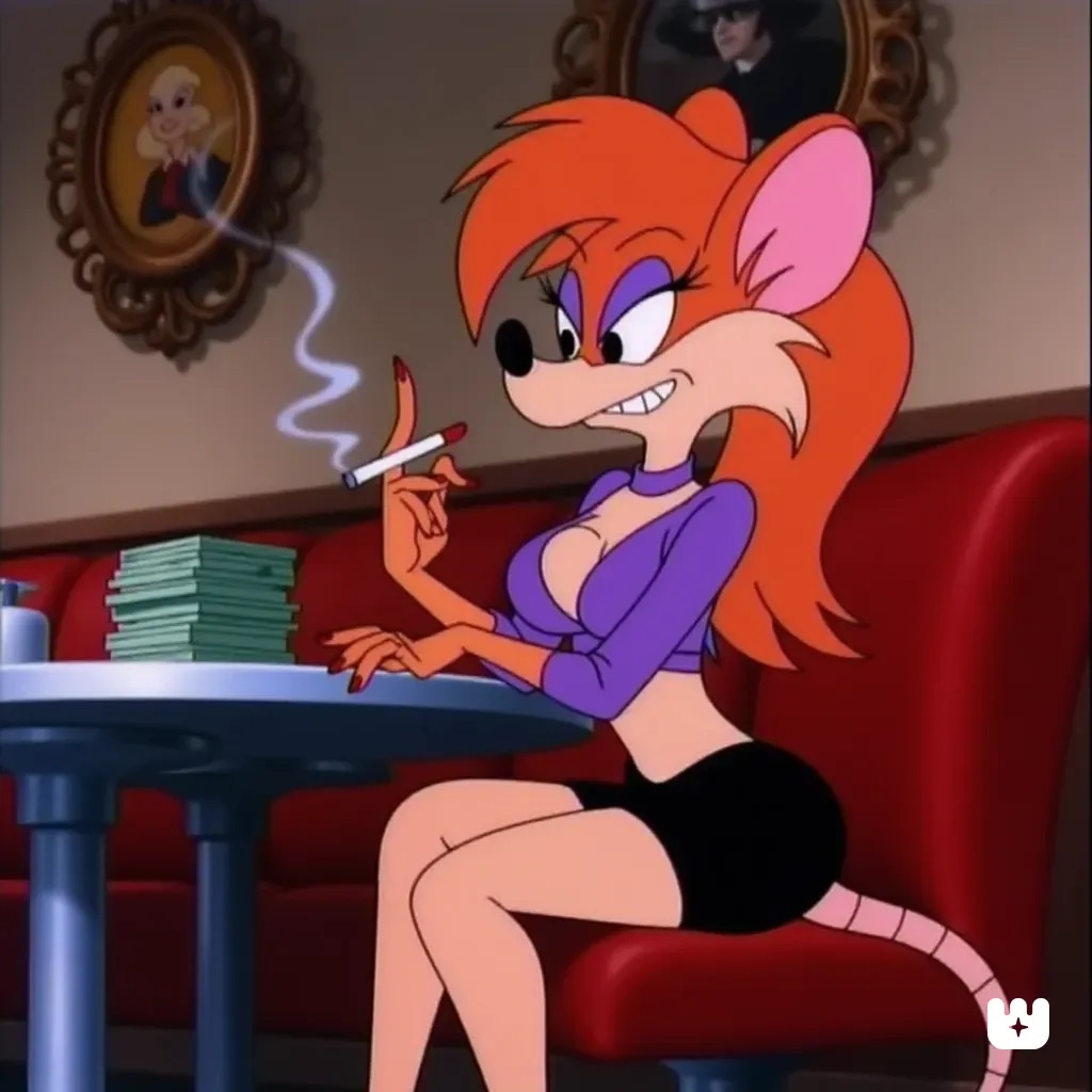Rhubella Rat (Tiny Toon Adventures) by JohnnyLurg on DeviantArt