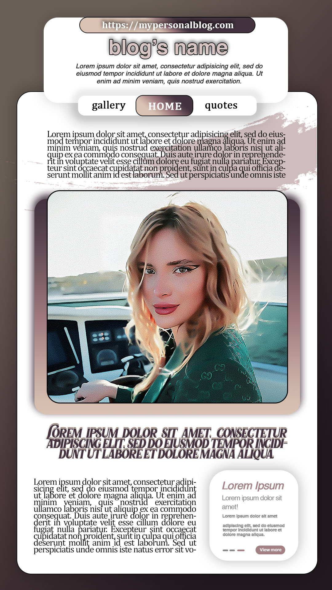 Blog Template - PSD by thedevilsobriety on DeviantArt