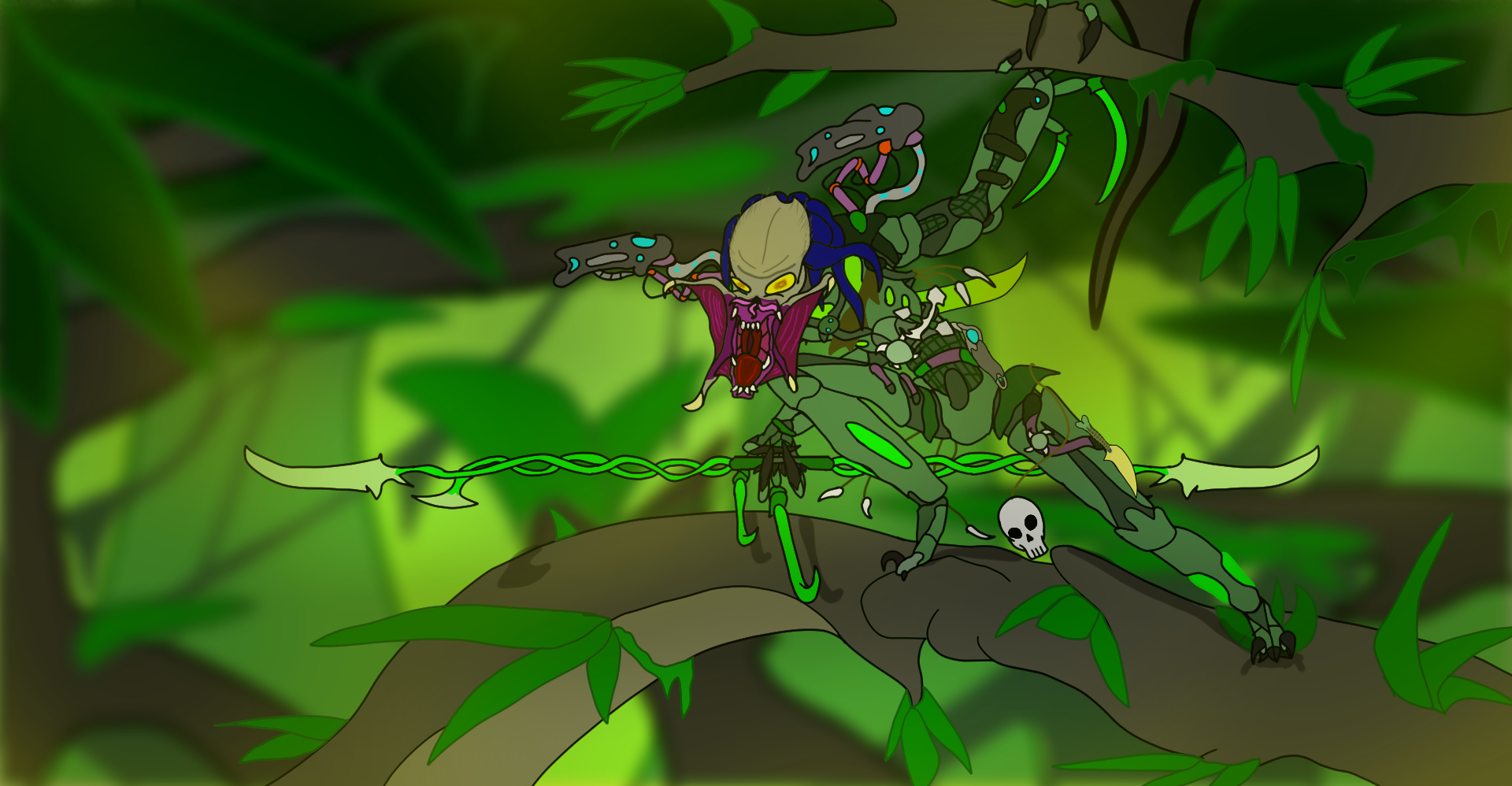 Predator Redesign-on the hunt by MethusulaComics on DeviantArt