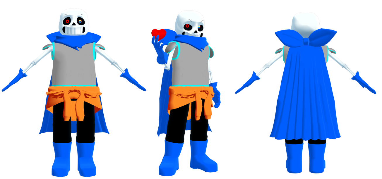 MMD Dusttrust Sans (DL) by TonicTheFox on DeviantArt