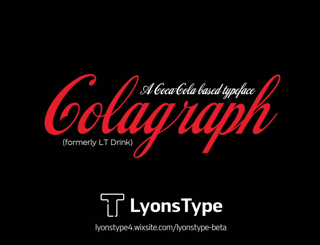 Colagraph A Coca Cola Font By Lyonstype On Deviantart