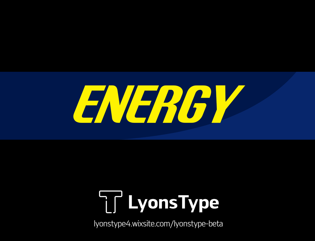 LT Energy font by lyonstype on DeviantArt
