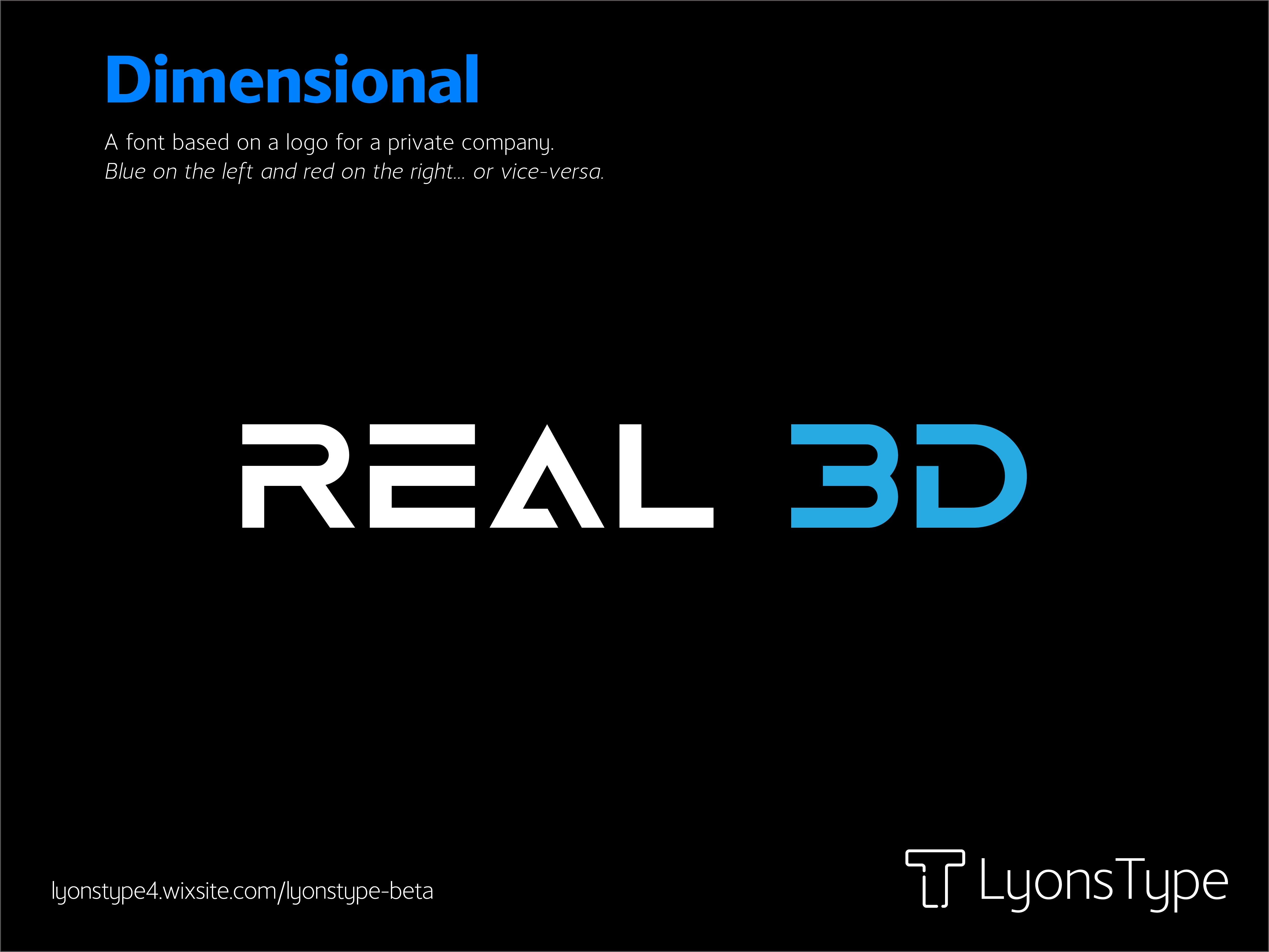 Dimensional by lyonstype on DeviantArt