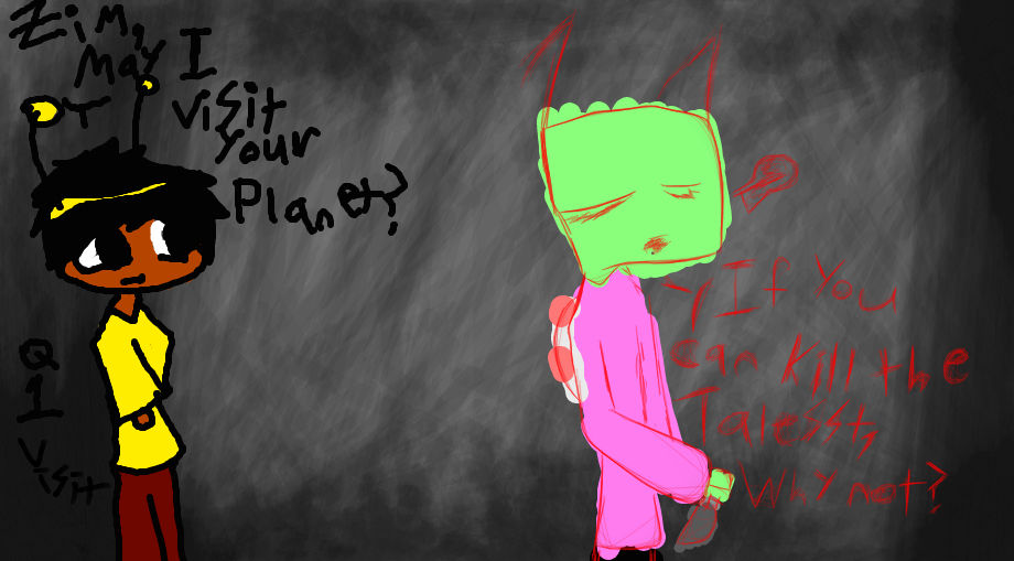 Ask Zim Question one - Visit. by BloodTheShinyAbsol on DeviantArt