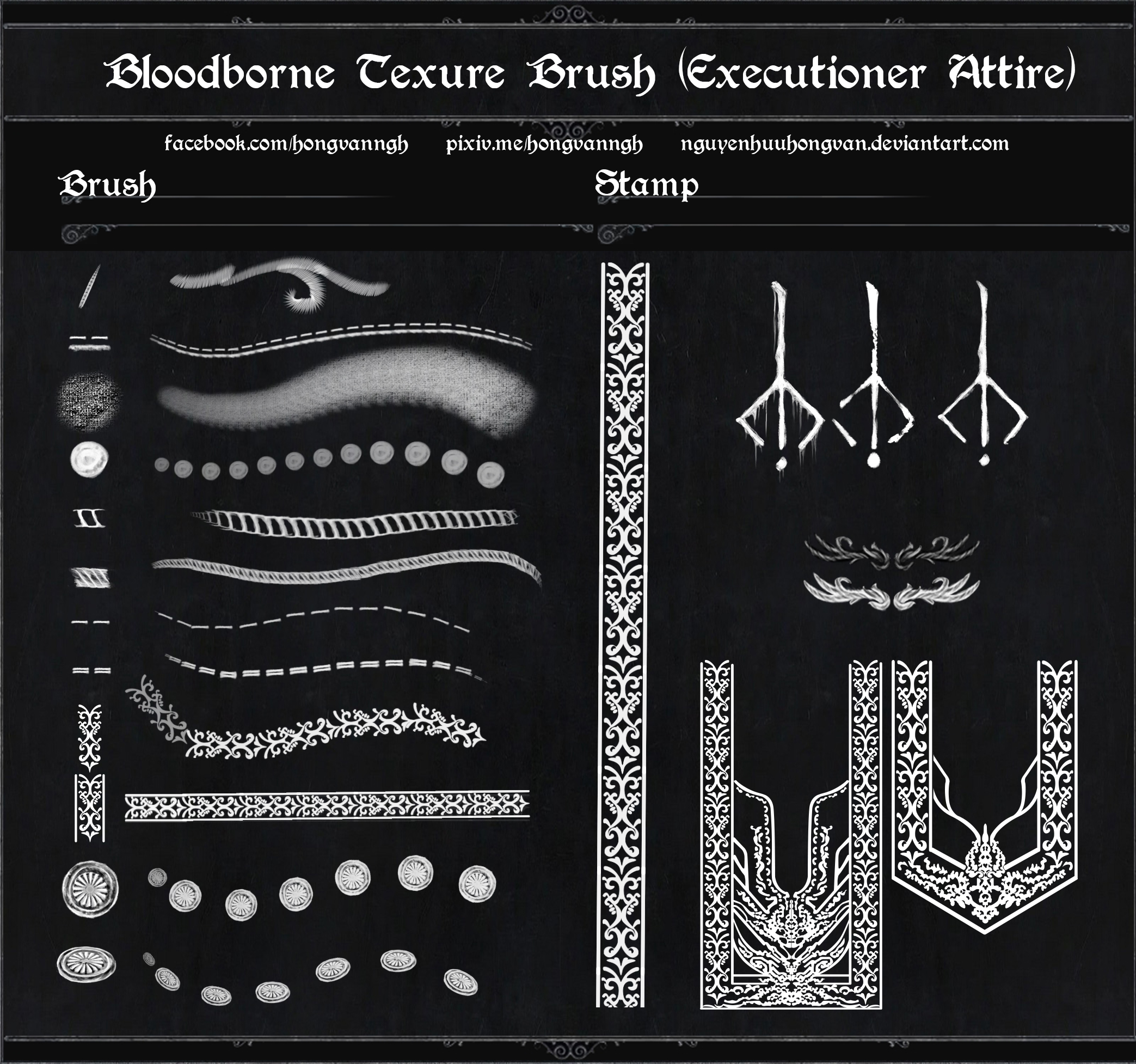 Bloodborne Brush (Executioner Attire) by NguyenHuuHongVan on DeviantArt