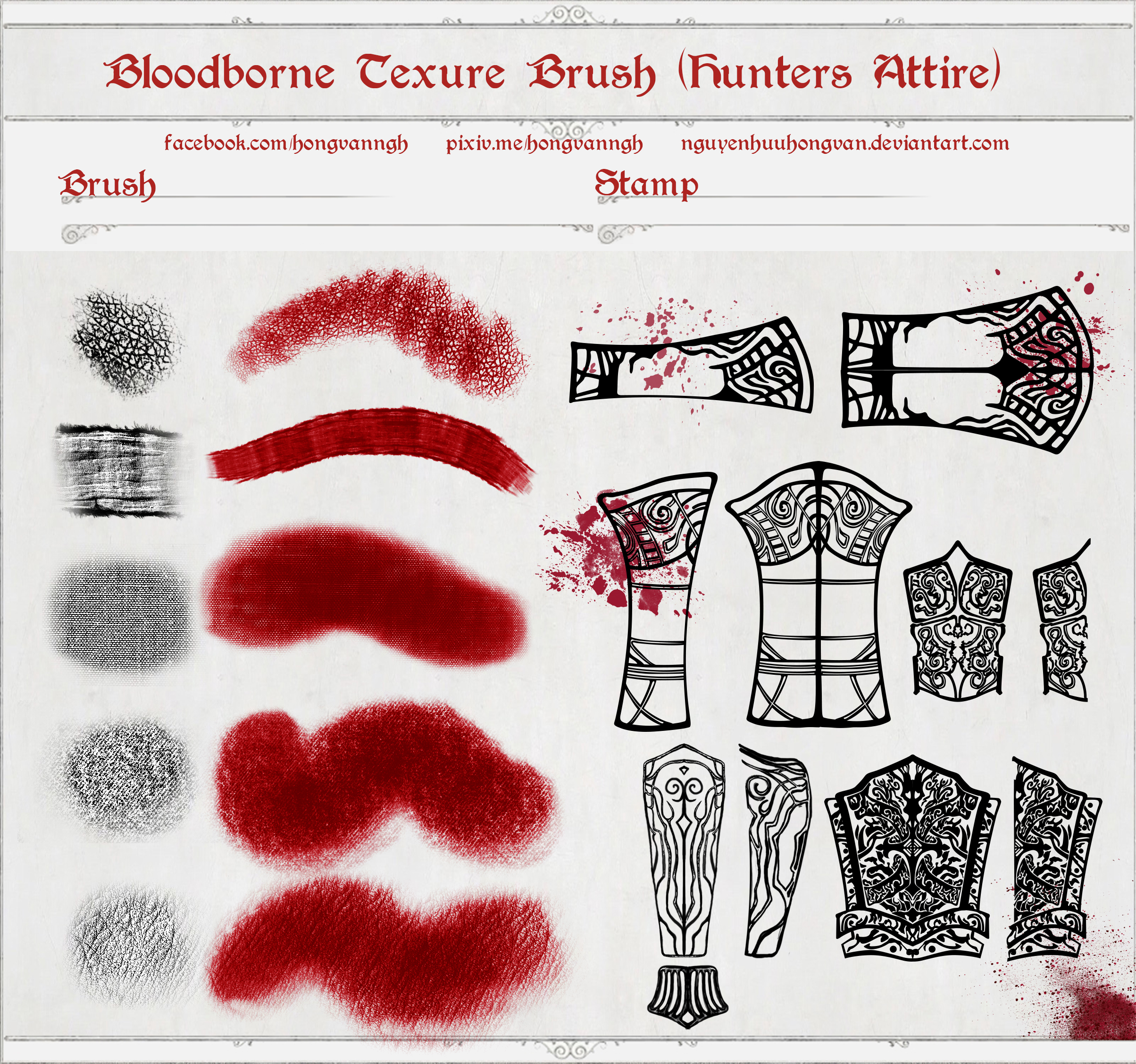 Bloodborne Brush (Hunter Attire) by NguyenHuuHongVan on DeviantArt