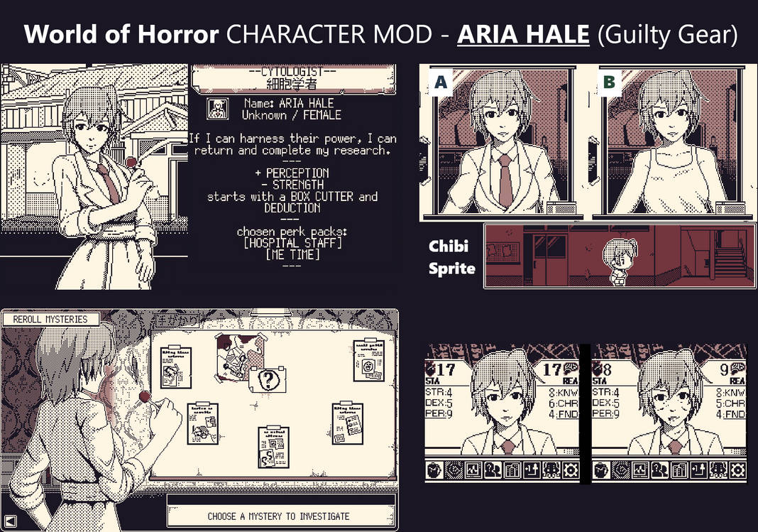Aria Hale - World of Horror Character Mod by bigmetalhead on DeviantArt