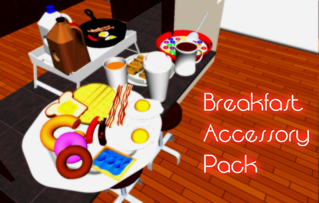 MMD-Breakfast Accessory Pack by TwilightMarth on DeviantArt