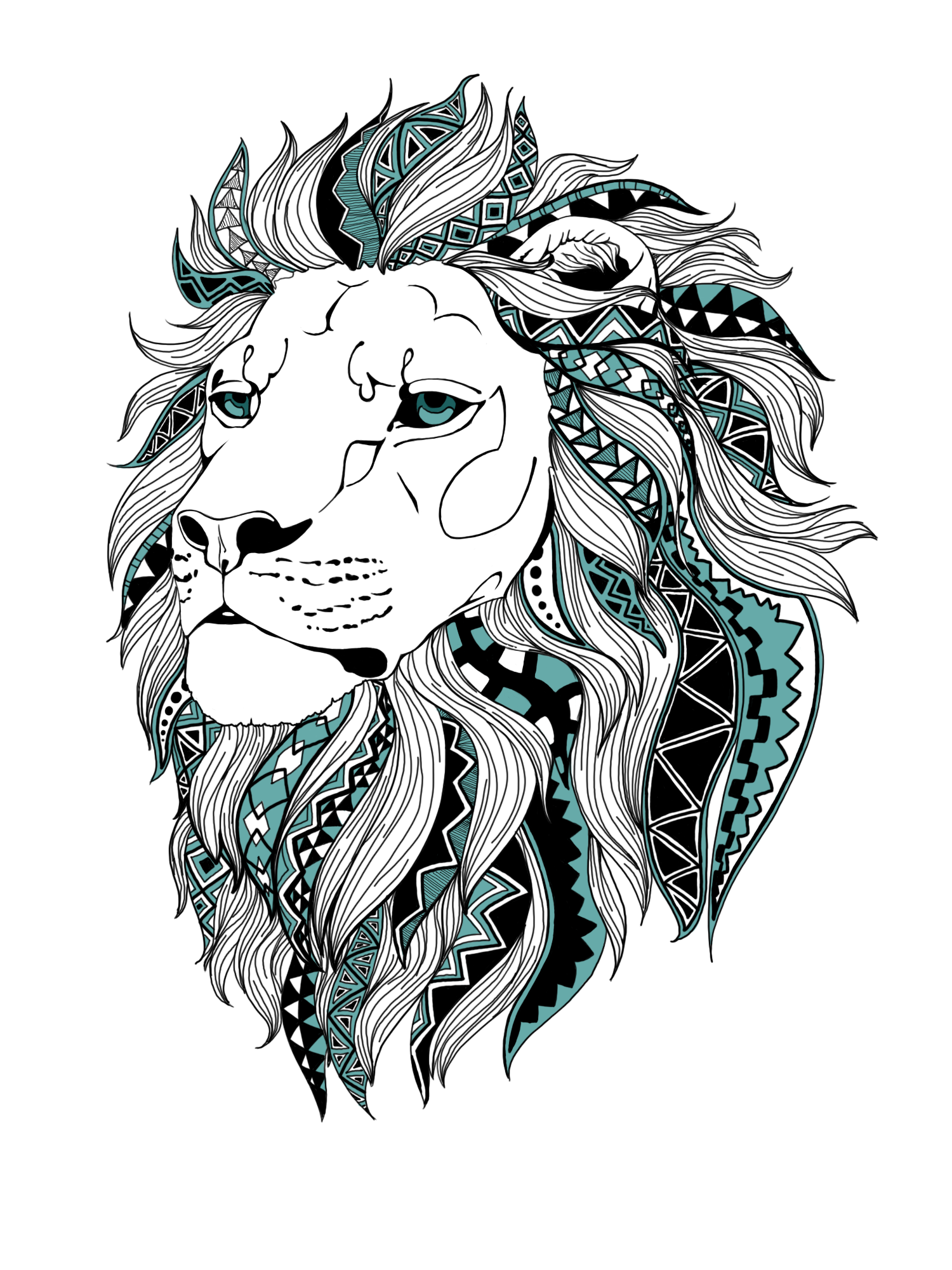 Aztec Lion by Lostrelli on DeviantArt