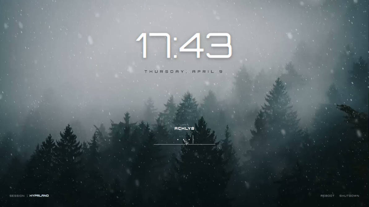 Winter Forest Lockscreen theme by DARKKAL44 on DeviantArt