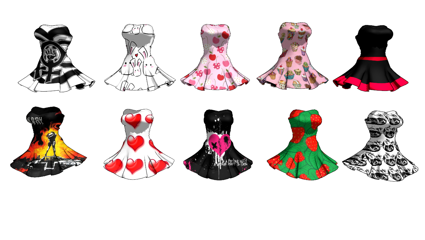 MMD Dress Pack DL... by cherrybreeze13 on DeviantArt