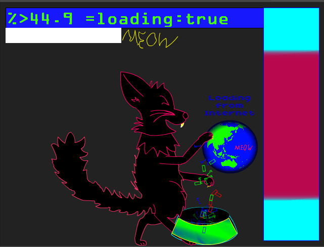 Flash Animation cat loading screen by marderchen on DeviantArt