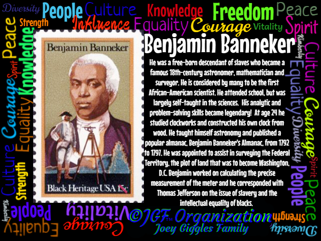 JGF Benjamin Banneker Poster - Black History Month by Kimberly-at-JGF ...