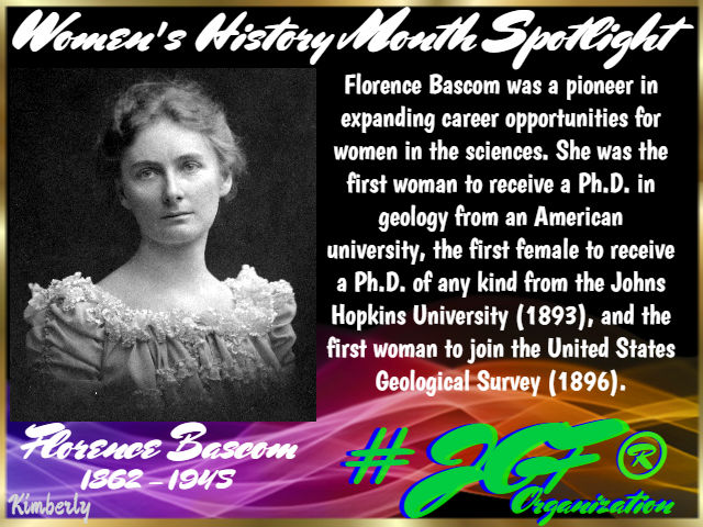 JGF Womens History Month Florence Bascom Poster by Kimberly-at-JGF on DeviantArt