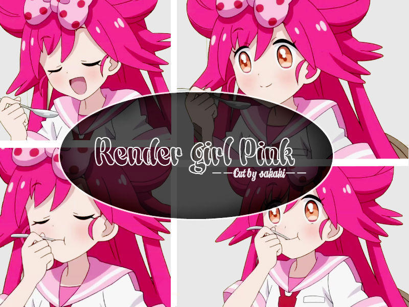 Render Girl Pink by SakakiUchiha on DeviantArt