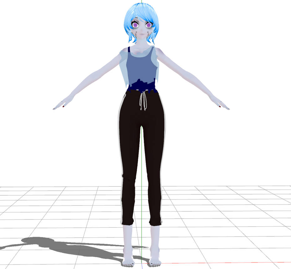 (MMD) Zombie LiLiR MODEL by aartist14 on DeviantArt