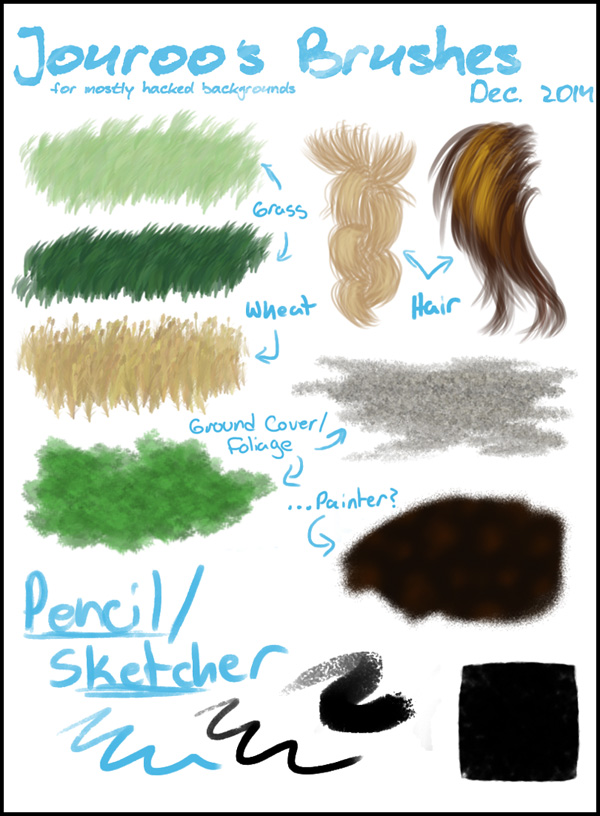 Brushes I Use by jouroo on DeviantArt