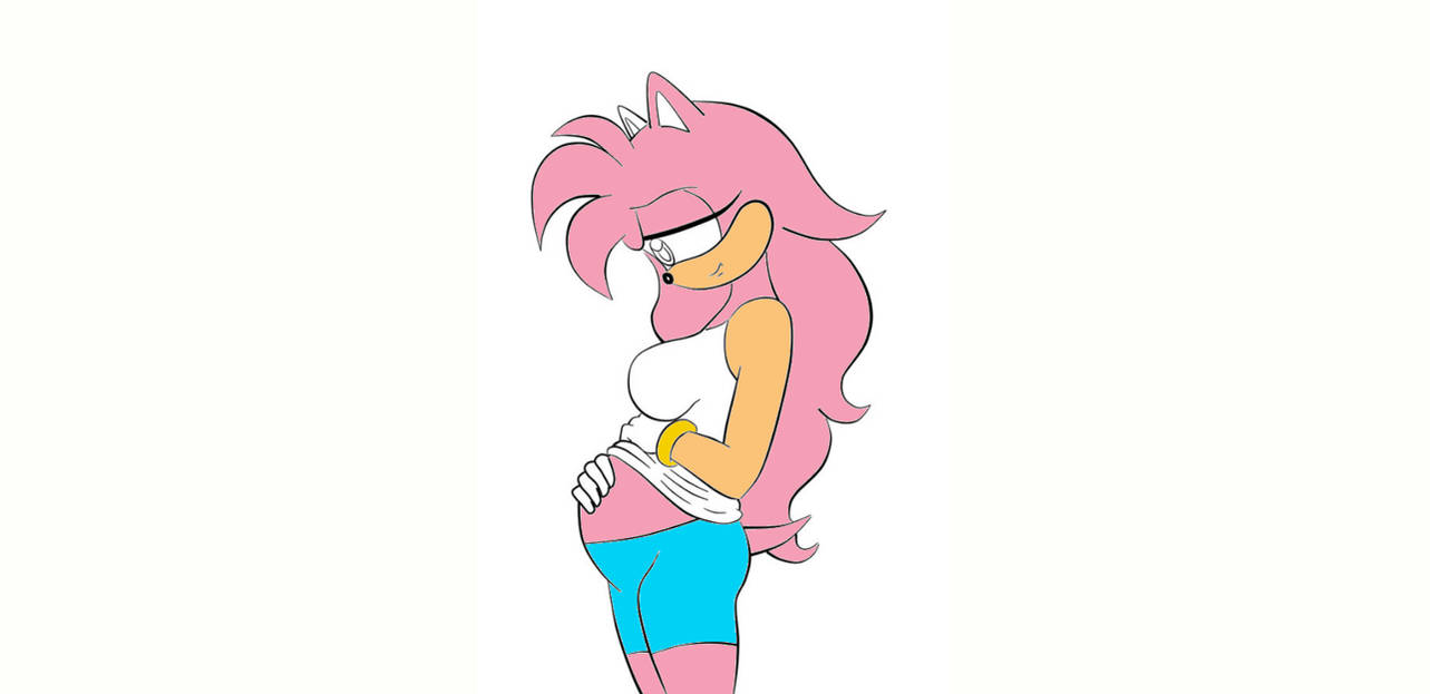 amy rose pregnant by Kieransonicfan on DeviantArt