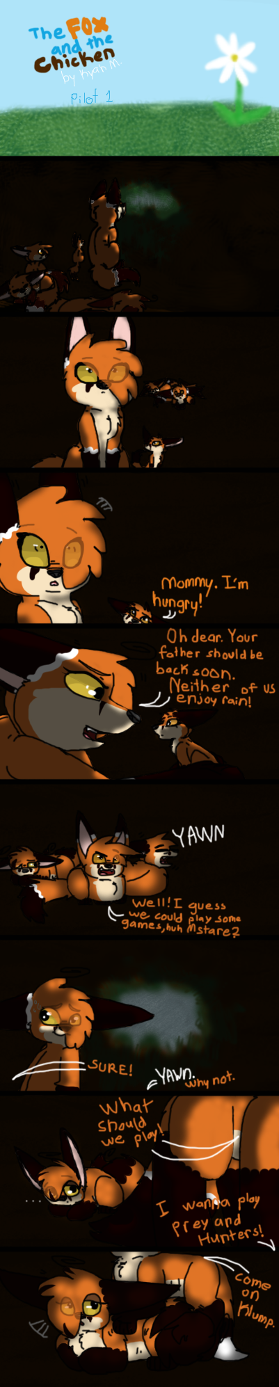 The Fox and the Chicken - Pilot 1 pg1 by FurryCartoons on DeviantArt