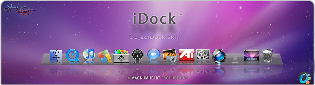 MacOSX ObjectDock Skin : iDock by MAGNUMHEARTED on DeviantArt
