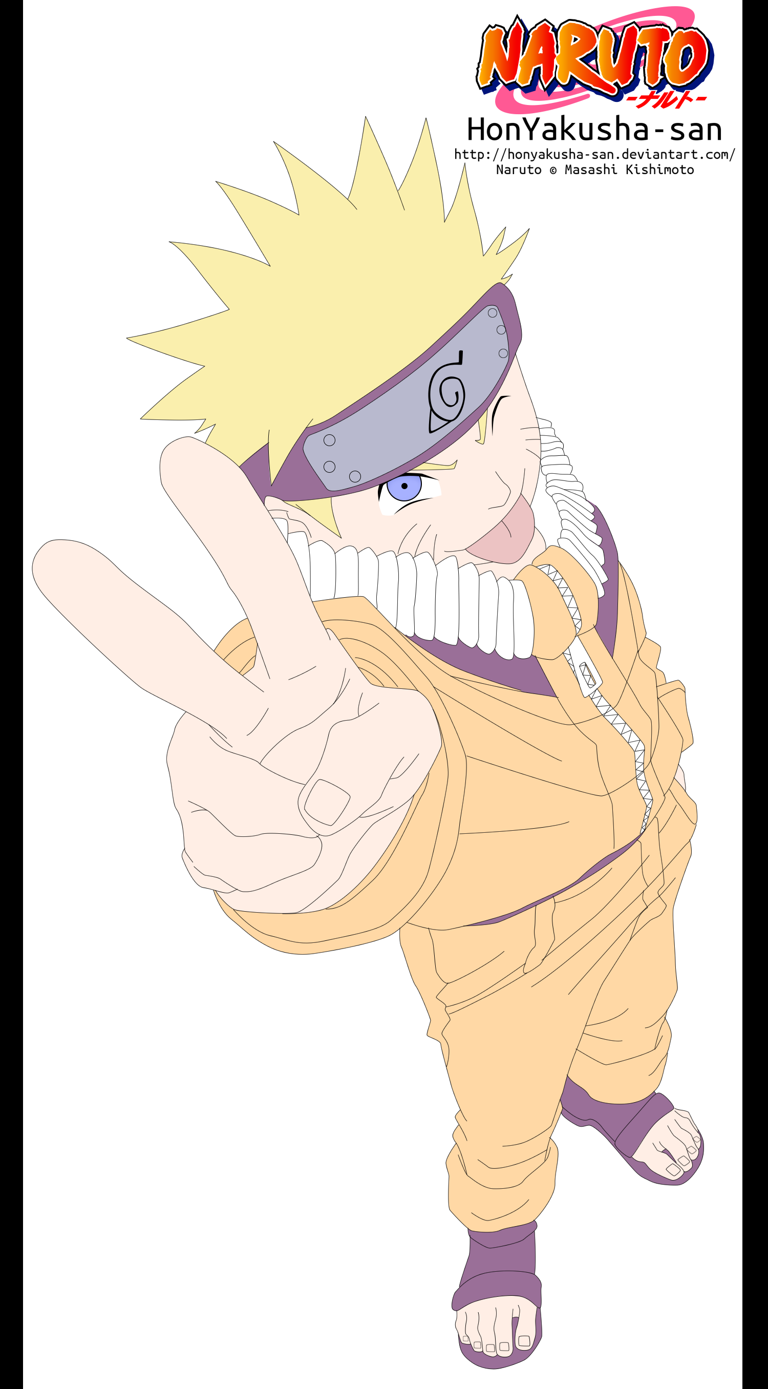 Naruto Uzumaki - lineart + bases PSD by irych7 on DeviantArt