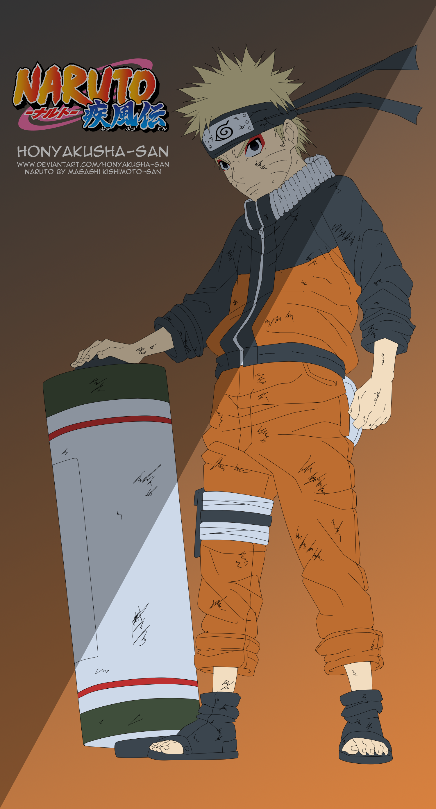 Naruto - my remake PSD (lineart + colorbase) by irych7 on DeviantArt