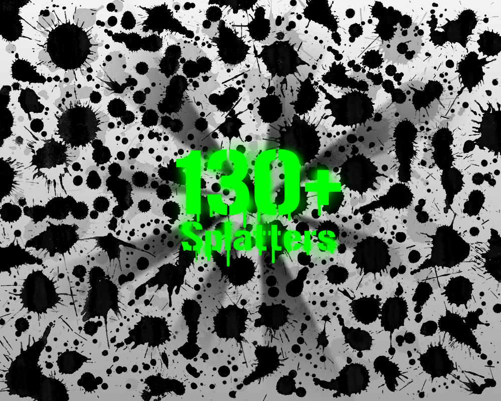 Splatter Brush Mega Pack by club-owner9 on DeviantArt