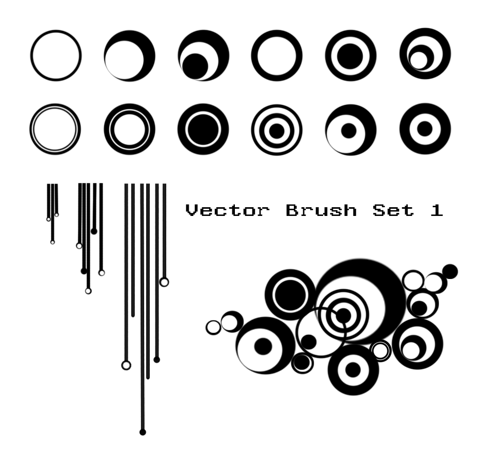 Vector Brush Set 1 by Bamboo-Shampoo on DeviantArt