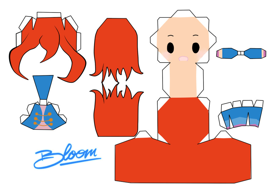 Bloom Paper Doll by Stllin2 on DeviantArt