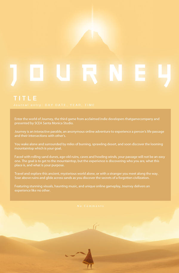 THATGAMECOMPANY: Journey journal CSS by Triple-Torch-Art on DeviantArt