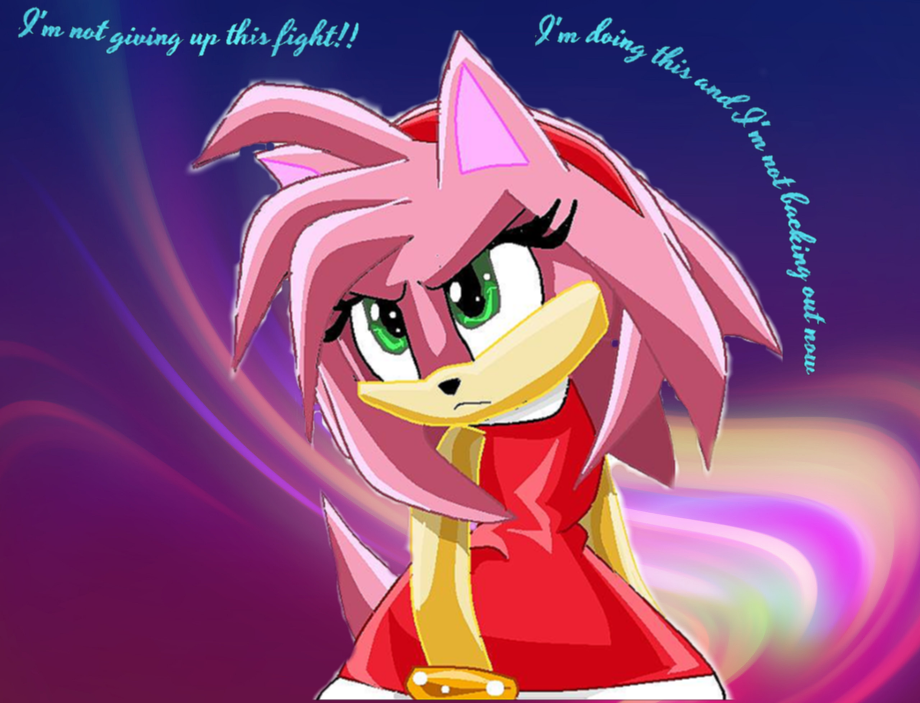 Amy Rose_Not giving up by LoonataniaTaushaMay on DeviantArt